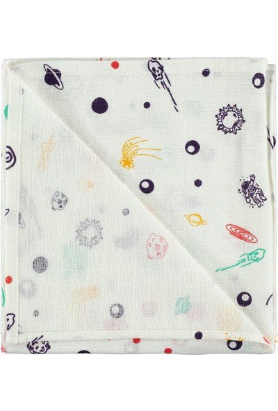 Civil Baby Çok Amaçlı Müslin Bebek Örtüsü 80X80 cm Mavi Civil Baby Çok Amaçlı Müslin Bebek Örtüsü 80X80 cm Mavi