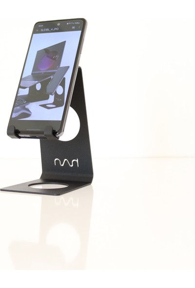 Hansdocom - Metal Telefon Standı - Telefon Tutucu - Şarj Standı - Siyah Hansdocom - Metal Telefon Standı - Telefon Tutucu - Şarj Standı - Siyah