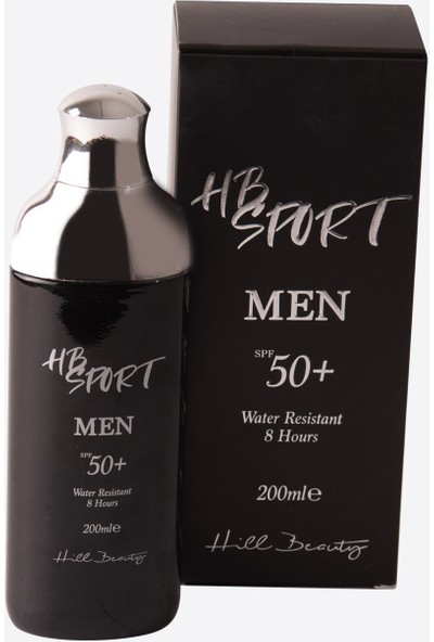 Hill Beauty Hb Sport Men 50 Spf Suya Dayanıklı Güneş Koruyucu
