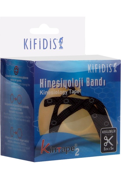Kifidis Kintape-2 Plus Kinesio Bandı 5CMX5M Kifidis Kintape-2 Plus Kinesio Bandı 5CMX5M