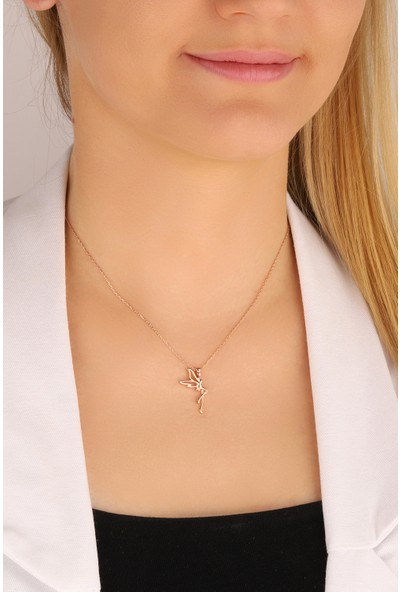 Lia Berto Tinkerbell Su Perisi 925 Ayar Gümüş Kolye Lia Berto Tinkerbell Su Perisi 925 Ayar Gümüş Kolye