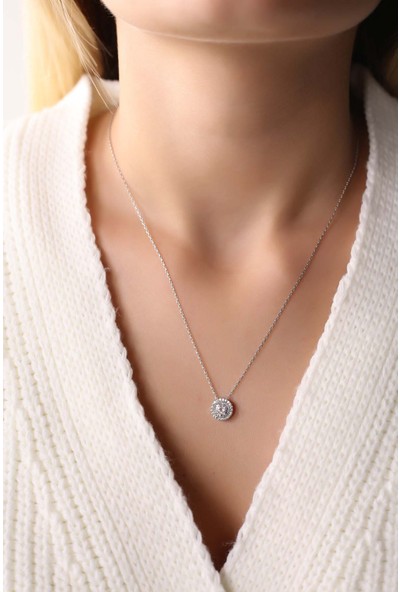 Lia Berto Pırlanta Montür Tektaş 925 Ayar Gümüş