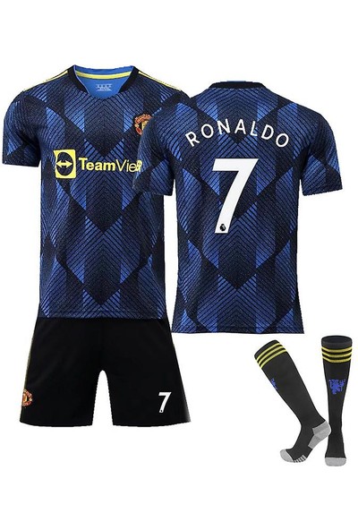 Populars Cristiano Ronaldo Uefa Şampiyonlar Ligi Futbol Takımı Çocuk Forması Seti - Mavi (Yurt Dışından) Populars Cristiano Ronaldo Uefa Şampiyonlar Ligi Futbol Takımı Çocuk Forması Seti - Mavi (Yurt Dışından)