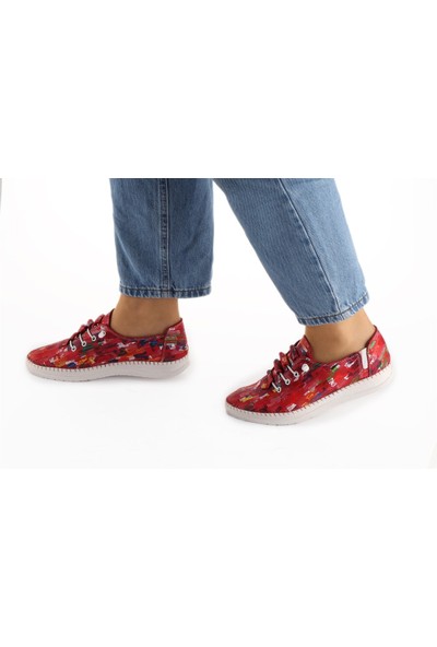 7AdımdaAşk Pastel Kırmızı Kadın Casual Hakiki Deri Ayakkabı 7AdımdaAşk Pastel Kırmızı Kadın Casual Hakiki Deri Ayakkabı