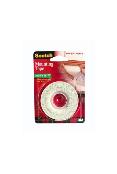 Scotch 110 Çift Taraflı Yapışkan Köpük Bant ağır malz.için rulo / 12.7mm x 1.9m Scotch 110 Çift Taraflı Yapışkan Köpük Bant ağır malz.için rulo / 12.7mm x 1.9m
