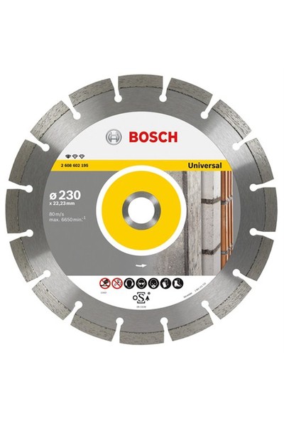 Bosch 2608602191 Yapı Malzemeleri İçin Elmas Testere 115 Mm Bosch 2608602191 Yapı Malzemeleri İçin Elmas Testere 115 Mm