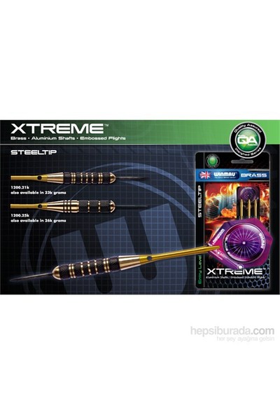 Winmau Xtreme Pirinç Çelik Uçlu Dart (başlangıç Seviyesi) Winmau Xtreme Pirinç Çelik Uçlu Dart (başlangıç Seviyesi)