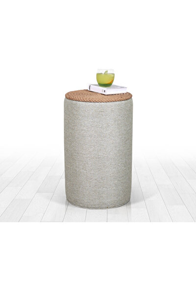 Lorence Home Filika Sehpa Puf - Gri Lorence Home Filika Sehpa Puf - Gri