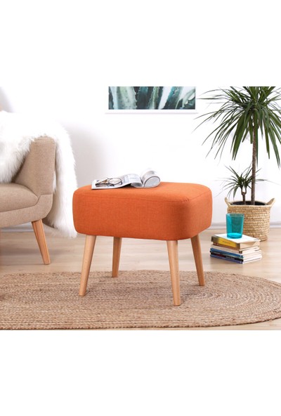 Lorence Home Parrot Puf - Turuncu Lorence Home Parrot Puf - Turuncu
