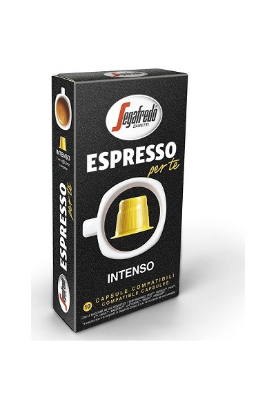 Segafredo İntenso Nespresso Uyumlu Kapsül Kahve 10'lu Kutu Segafredo İntenso Nespresso Uyumlu Kapsül Kahve 10'lu Kutu