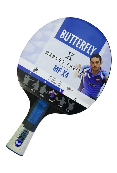 Butterfly 85083S Marcos Freitas MF X4 ITTF Onaylı Masa Tenisi Raketi Butterfly 85083S Marcos Freitas MF X4 ITTF Onaylı Masa Tenisi Raketi