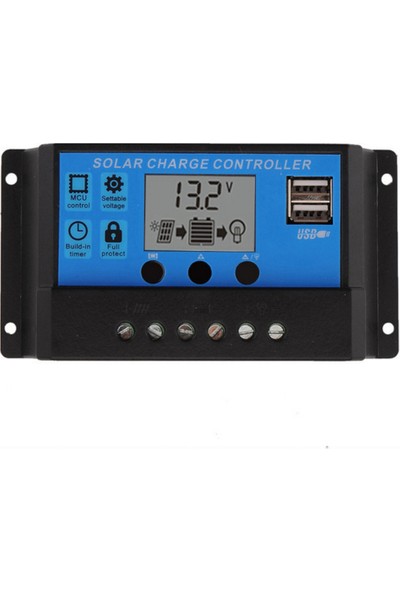 Mestech 10A - 12/24V Solar Şarj Kontrol Cihazı - Regülatörü Mestech 10A - 12/24V Solar Şarj Kontrol Cihazı - Regülatörü