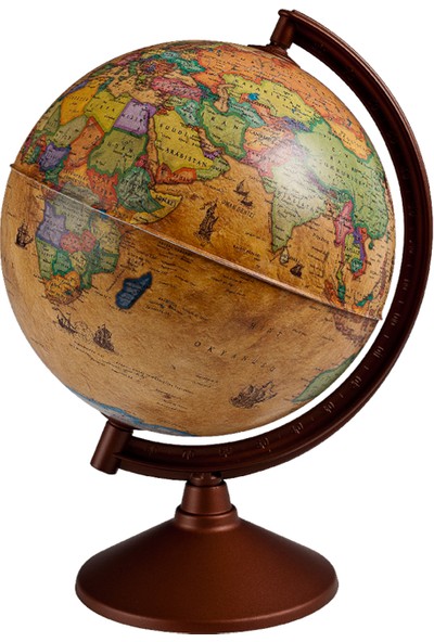 Gürbüz Işıksız Antik Dünya Küresi 20 cm 46202