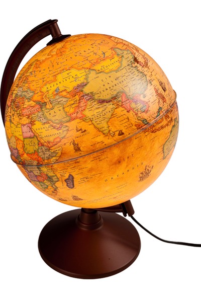 Gürbüz Işıklı Antik Dünya Küresi 20 cm