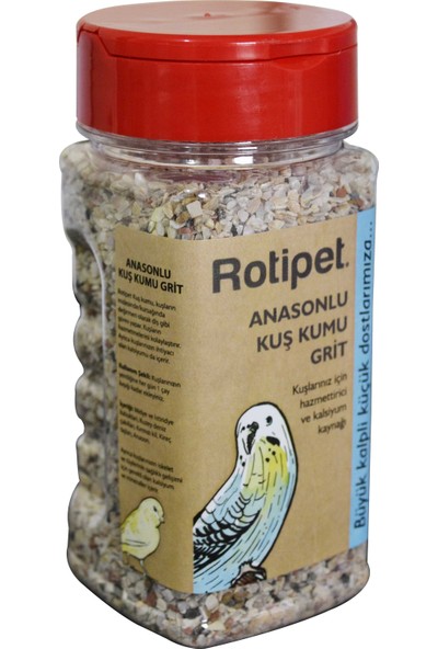 Rotipet Anasonlu Kuş Kumu Grit 300gr. Rotipet Anasonlu Kuş Kumu Grit 300gr.