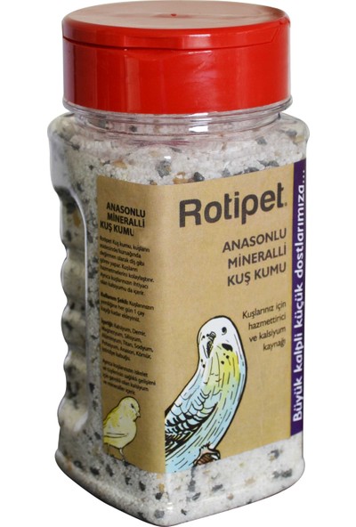 Rotipet Anasonlu Mineralli Kuş Kumu 300gr. Rotipet Anasonlu Mineralli Kuş Kumu 300gr.