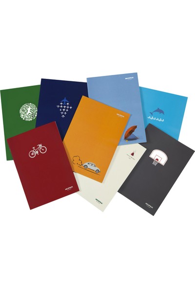 Mopak 100 Yaprak Kareli A4 Karton Kapak Defter Mopak 100 Yaprak Kareli A4 Karton Kapak Defter