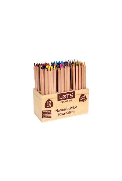 Lets Naturel Jumbo Boya Kalemi Koyu Yeşil Lets Naturel Jumbo Boya Kalemi Koyu Yeşil