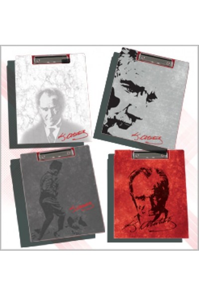 Abka Kapaklı Sekreterlik A4 Atatürk Desenli Abka Kapaklı Sekreterlik A4 Atatürk Desenli