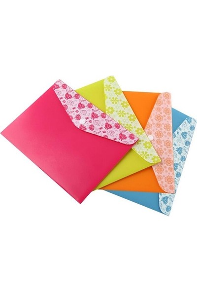 Bayındır Comıx A5 Desenli Çıtçıtlı Zarf