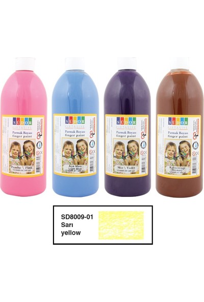 Südor Parmak Boyası Sarı 500 Ml