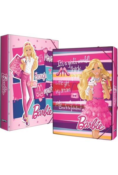 Gipta Kutu Klasör 25X35 Barbie 5492