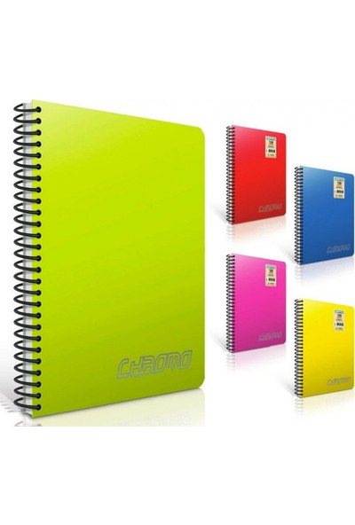 Gıpta Chromo 80 Yaprak A5 Çizgisiz Spiralli Defter Gıpta Chromo 80 Yaprak A5 Çizgisiz Spiralli Defter