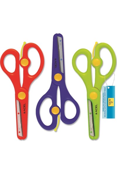 Adeland Anaokulu Makası Plastik - Korumalı