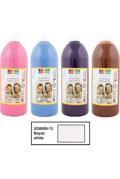 Südor Parmak Boyası Beyaz 500 Ml - Sd8009/13