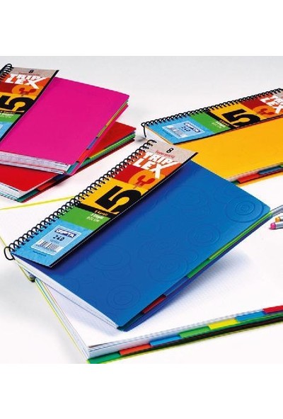 Gıpta Trıplex 5+3 - 240 Yaprak Bölmeli Defter A4 Sp Plastik Kapak Gıpta Trıplex 5+3 - 240 Yaprak Bölmeli Defter A4 Sp Plastik Kapak