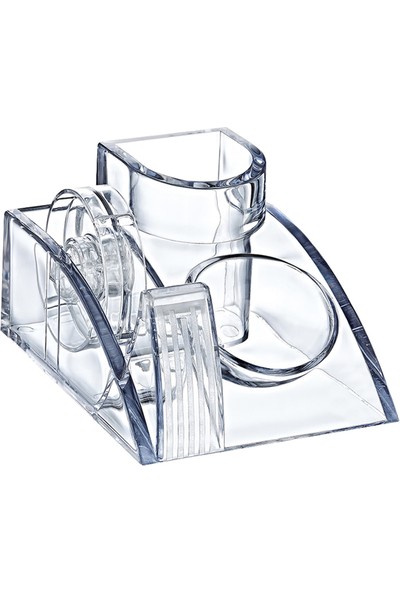 Temat Şeffaf Masa Üstü Kalemlik Seti