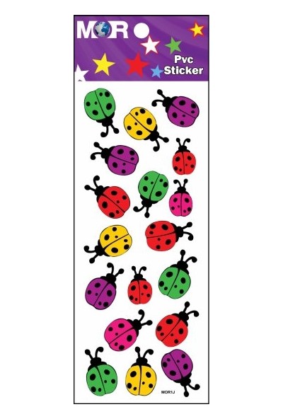 Uğur Böceği Sticker / Mor-2024