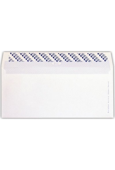 Asil Diplomat Zarf 100 Lü Silikonlu 110 Gr Asil Diplomat Zarf 100 Lü Silikonlu 110 Gr