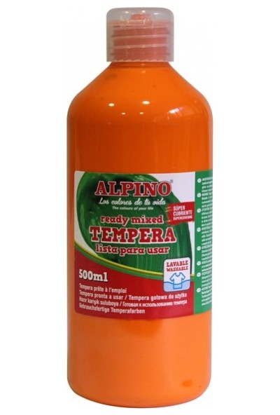 Alpino Turuncu 500 Ml Şişe Sulu Boya