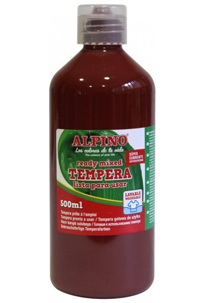 Alpino Kahverengi 500 Ml Şişe Sulu Boya