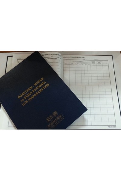 Kocaoluk Öğretmen-Memur Ve Diğer Personel (Rapor) İzin Defteri