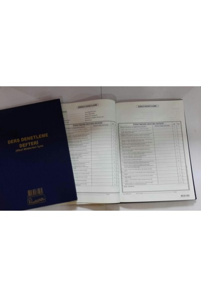 Kocaoluk Ders Denetleme Defteri Ciltli