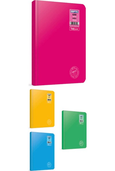 Gıpta The Book Sert Kapaklı Kareli Defter 20 X 28 - 400 Yaprak Gıpta The Book Sert Kapaklı Kareli Defter 20 X 28 - 400 Yaprak