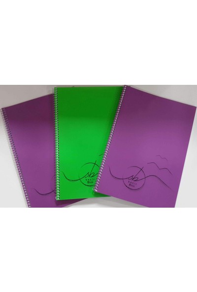 Keskin Basic 96 Yaprak A4 Çizgili Spiralli Defter