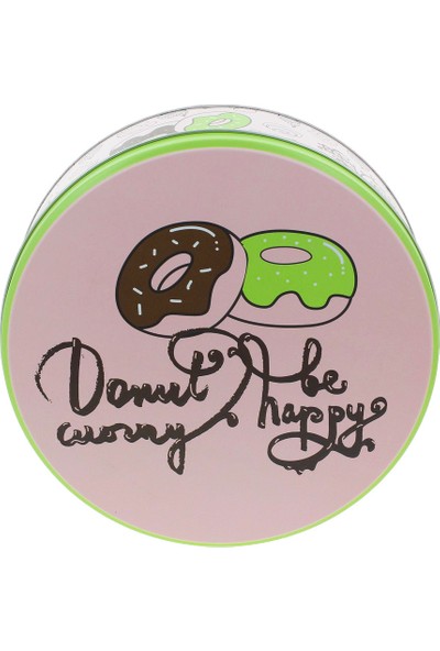 Wuw Donut Worry Metal Kurabiye Çikolata Kutusu Wuw Donut Worry Metal Kurabiye Çikolata Kutusu