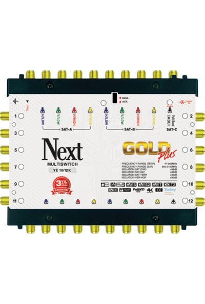 Next Multiswitch 10/12 Kaskatlı Santral Next Multiswitch 10/12 Kaskatlı Santral