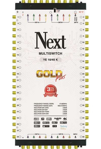 Next Multiswitch 10/40 Kaskatlı Santral