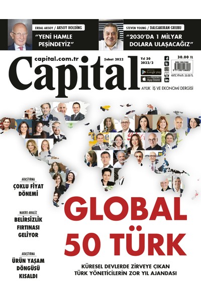 Capital Dergisi Dijital Dergi Aboneliği 12 Aylık