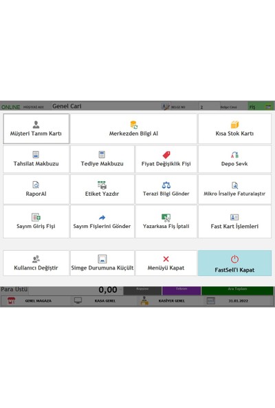 Olivetti Posright Hızlı Satış Programı Olivetti Pbt 990