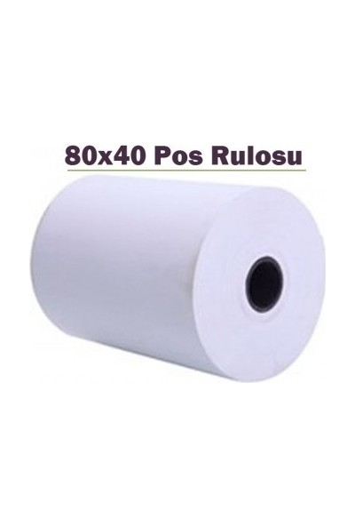 Flash Termal Rulo 80X40 10 Adet Flash Termal Rulo 80X40 10 Adet