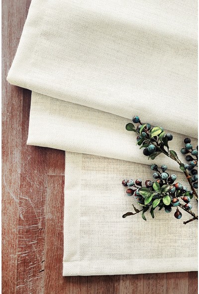 Viemso Simli Keten Runner, Kırmızı, Siyah, Krem Viemso Simli Keten Runner, Kırmızı, Siyah, Krem