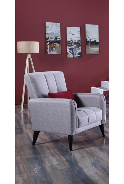 İpek Mobilya Golf Tekli Berjer ( Gri )