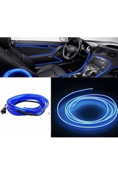 Hazar Led Araç Içi Neon Şerit LED 3 Metre Mavi (Torpido Ledi) Hazar Led Araç Içi Neon Şerit LED 3 Metre Mavi (Torpido Ledi)