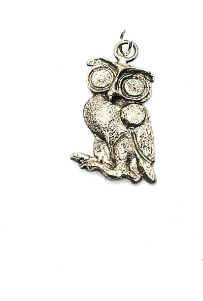 Nisa 925 Ayar Gümüş Baykuş Kolye Ucu