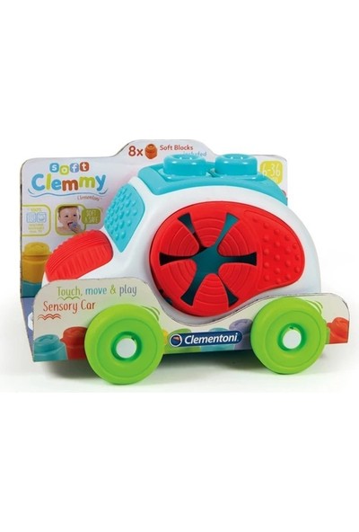 Clementoni 17315 Baby Clementoni, Soft Clemmy - Yumuşak Blok Duyusal Araba / 6-36 Ay Clementoni 17315 Baby Clementoni, Soft Clemmy - Yumuşak Blok Duyusal Araba / 6-36 Ay